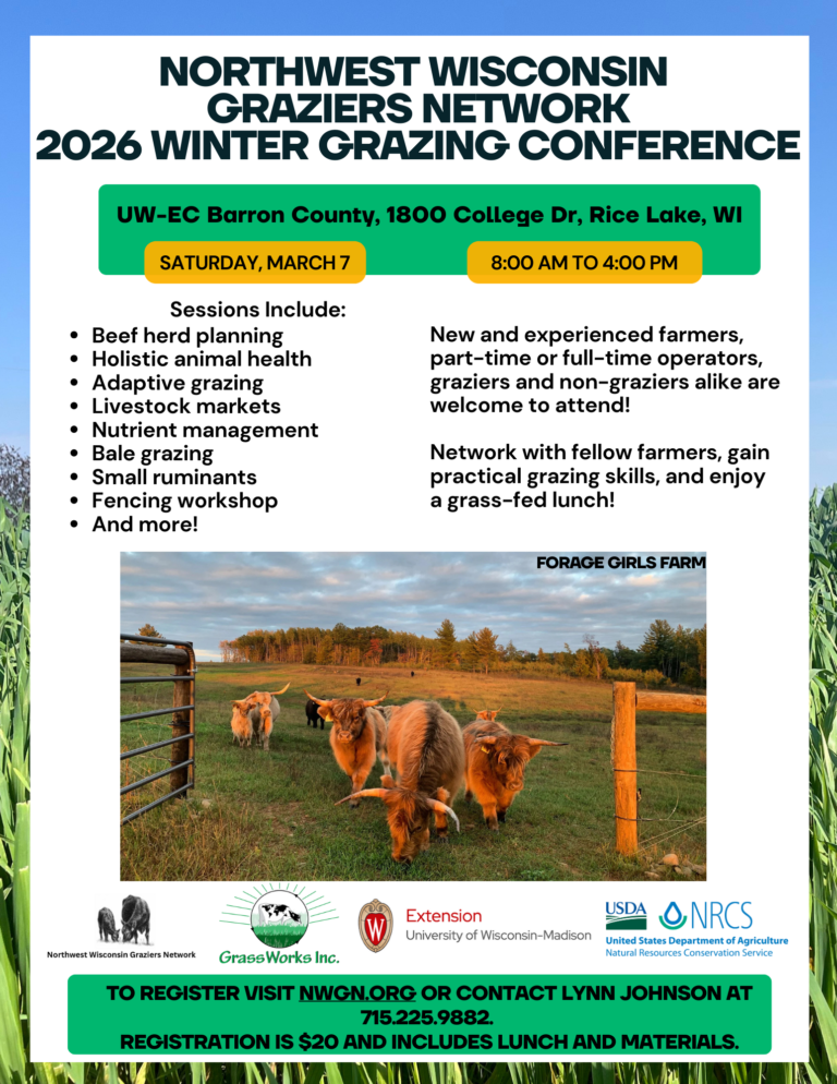NW WI Graziers Network Winter Conference - GrassWorks